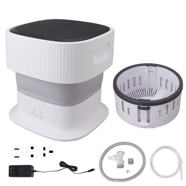 Portable Bucket Washer, Foldable Washing Machine Powerful Motor 100 To ...