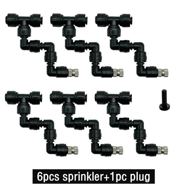 6Pcs Reptile 360 Degree Rotating Fogger Sprinkler Terrarium Adjustable ...