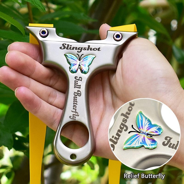 Stainless Steel Wire-cut Slingshot Outdoor Competitive High-power ...