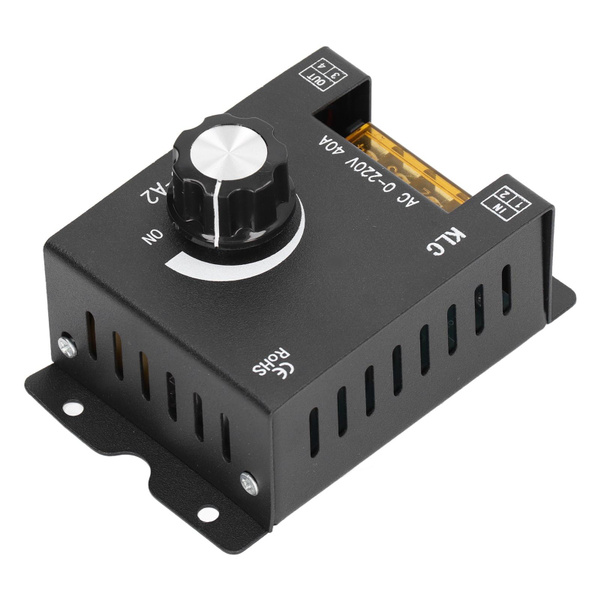 AC 220V 4000W Aluminium Alloy Voltage Regulator Controller Control ...