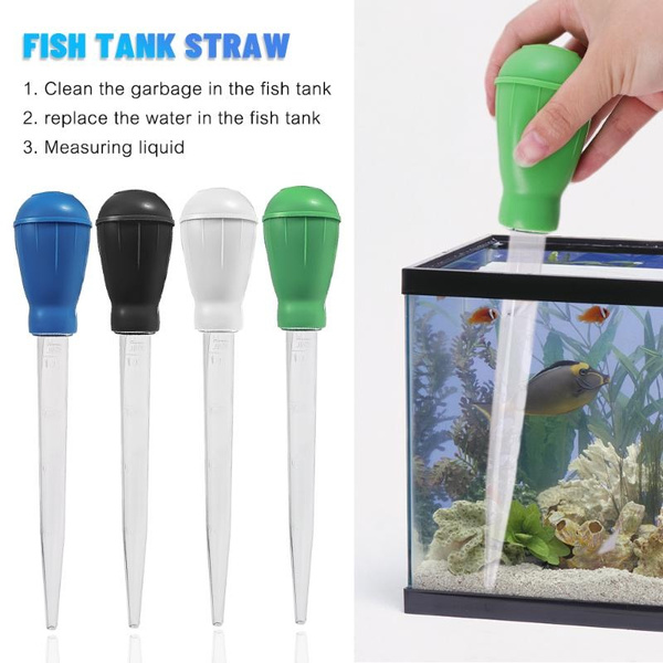 1PC Manual Mini Suction Pipe for Aquarium Fish Tank Siphon Cleaning ...