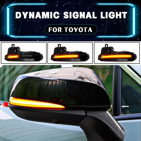 2pcs Dynamic Blinker Turn Signal LED for Toyota Alphard Vellfire Tacoma ...