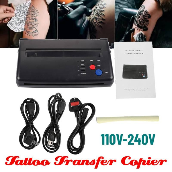 NEW Portable A5/A4 Paper Tattoo Transfer Stencil Thermal Copier Printer ...