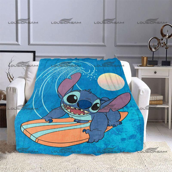 Cute cartoon character Stitch blanket Throw Blanket Lightweight ...