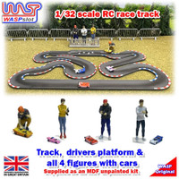 RC On Road Track, Drivers Platform, Figures and Cars 1:32 Scale WASP | Wish