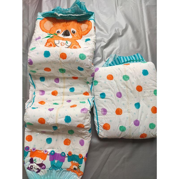 ABDL Diapers Printed Cute Adult Baby Diapers Stretchy Waist DDLG Adult ...