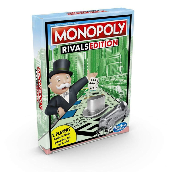 New Hasbro Monopoly Rivals Edition 2 Player Board Game Gaming Strategy ...