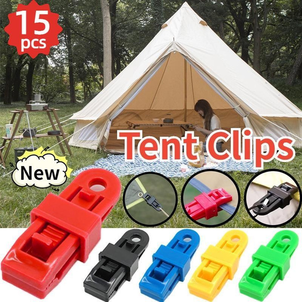 2/5/10/15Pcs Tarp Clamp Awning Tent Canopy Clamp Clip Snap Canvas ...
