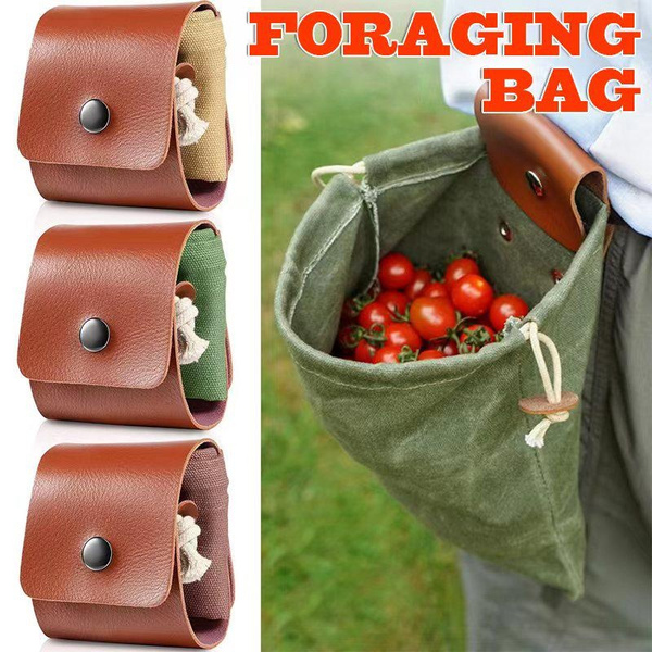 Foraging Bag Outdoor Fruit Picking Pouch Portable Collapsible Berry ...