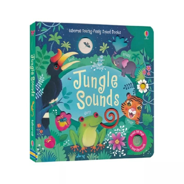 Usborne Touchy-Feely Sound Books Jungle Sounds English Educational 3D ...
