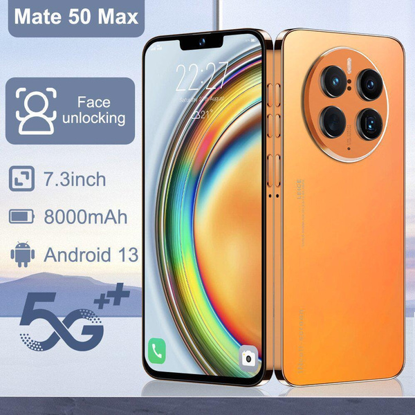 Mobile Phone MA50 PRO Large Screen 7.3 Inch Smart Phone 4G/5G Mobile Phone Ultra-thin 16GB+1TB ...