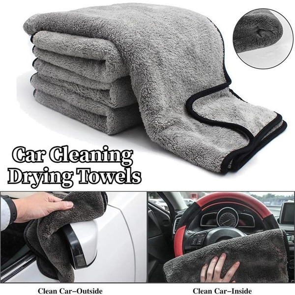 Microfiber Car Wash Towel Fast Drying Auto Cleaning Extra Soft Cloth ...