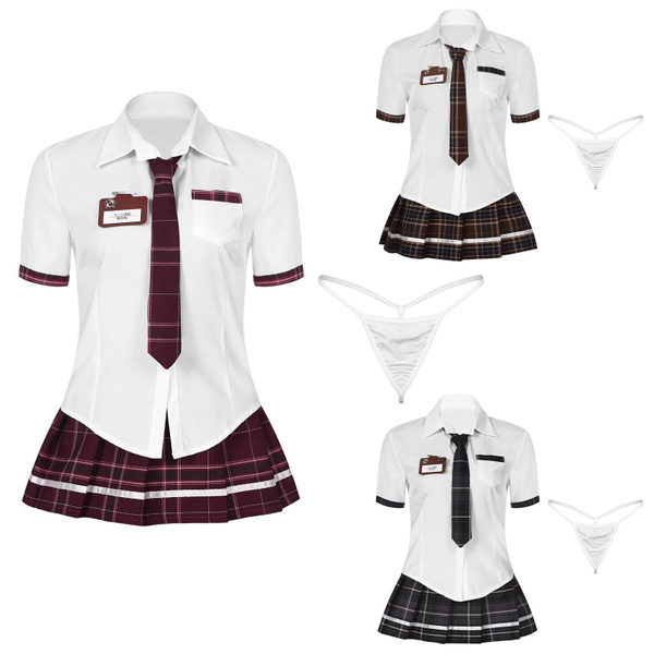 School Girl Costumes Anime Cosplay Sexy Uniform Set Japanese Role Play Temptation Anime Role