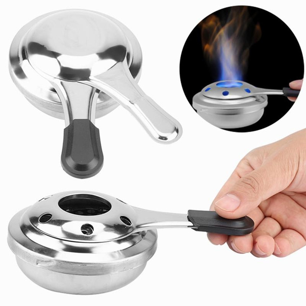 Alcohol Stove, Stainless Steel AlcoholBurner Portable Camp Stove for ...
