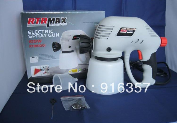 800ml Electric Painting Spray Gun Handheld Airless Sprayer Painter Cake ...