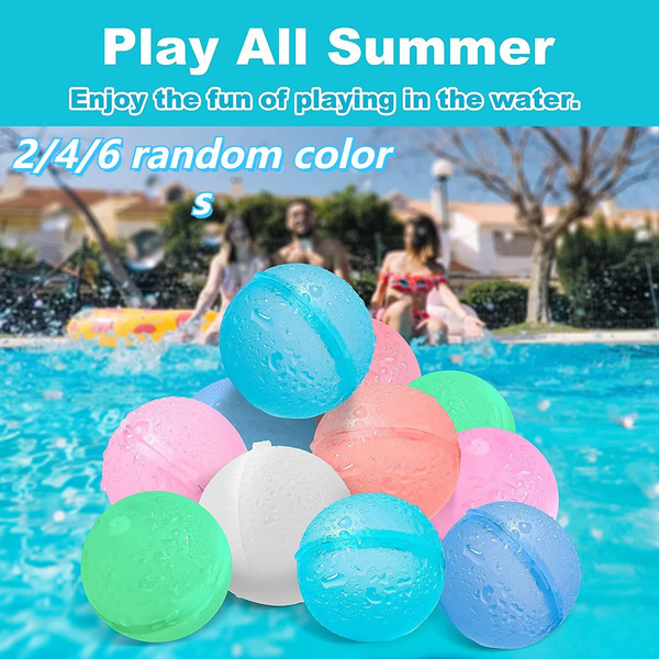 Reusable Water Balloons for Kids Water Bombs Splash Balls for Pool ...