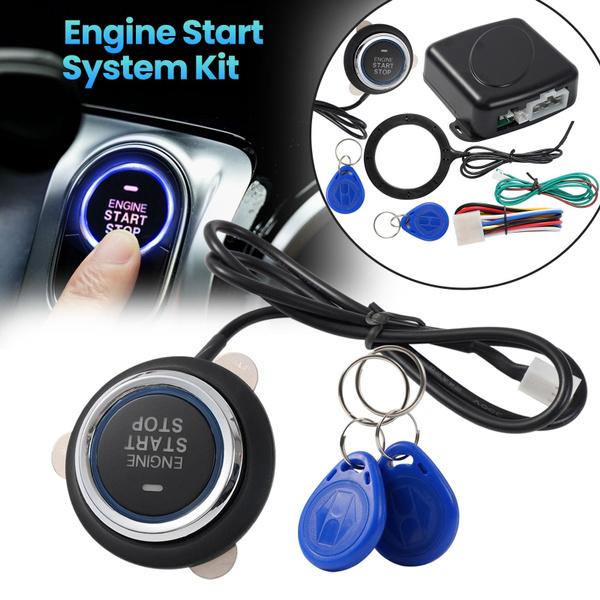 Car Smart Ignition Switch Auto Alarm Engine Push Button Start Push ...