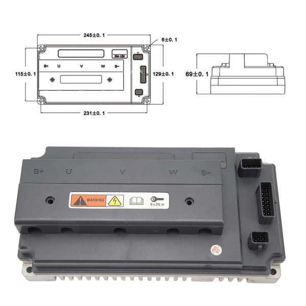 ECU Controller Motherboard, EM150SP ECU Controller Motherboard Sine Hub ...