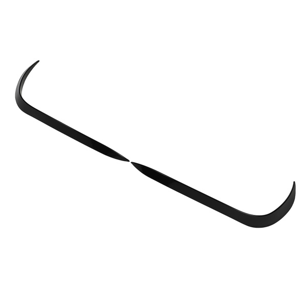 Car Bumper Lip Chin Spoiler, 1 Pair Front Bumper Splitter Spoiler Left ...