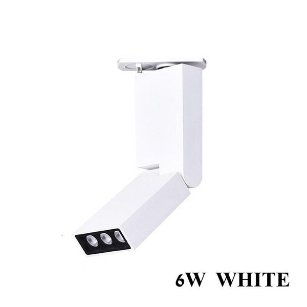 Foldable Track Light Square LED Strip Grille Living Room No Main ...