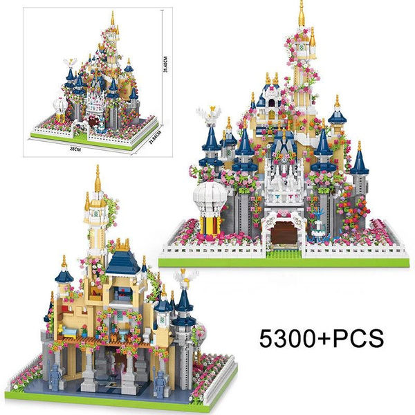 Castle Architecture Micro Assembly Building Block Model Kit Education ...