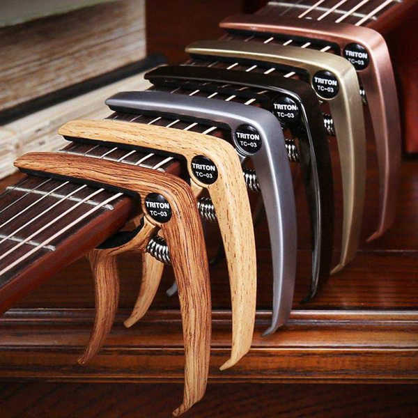 Metal Guitar Capo Aluminum Alloy Guitar Tuner Clamp Professional Key ...