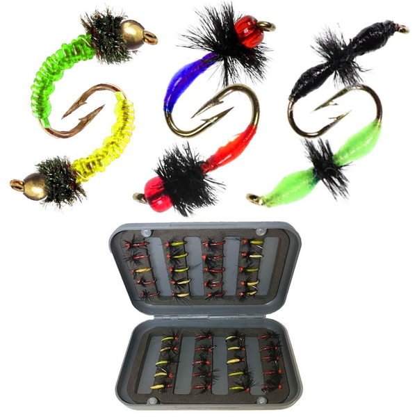 5/10/25/Pcs/Box 10# Artificial Hard Body Ant Fly Butt Ants Fishing Bait ...