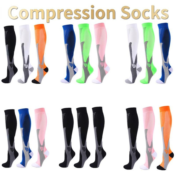 Compression Socks Men Women Football Soccer Stockings 20-30 mmhg ...