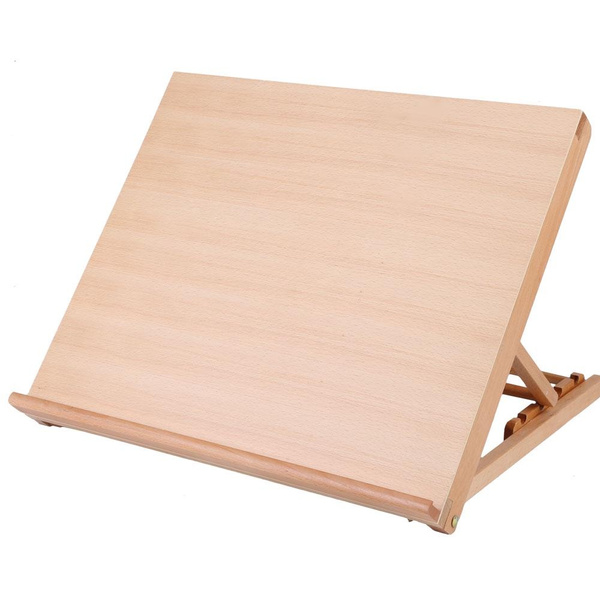 Art Drawing Board, Portable Wood Drafting Table Easel Drawing Sketching ...