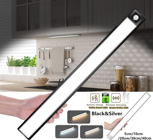 LED Under Cabinet Lighting 1 Packs, 3 Color Temperatures Motion Sensor ...