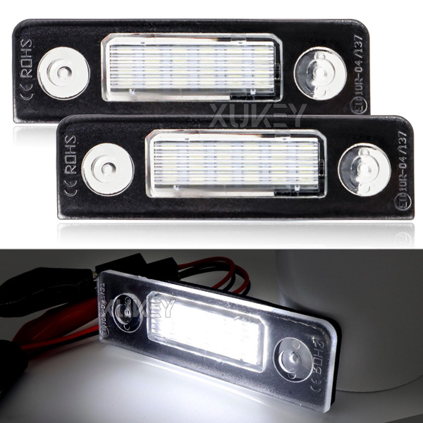 2x Canbus No Errors 18LED Car LED Number License Plate Light for Skoda ...