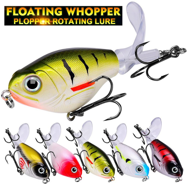 11g/16g Topwater FLOATING Fishing Lure Whopper Popper Artificial Bait ...