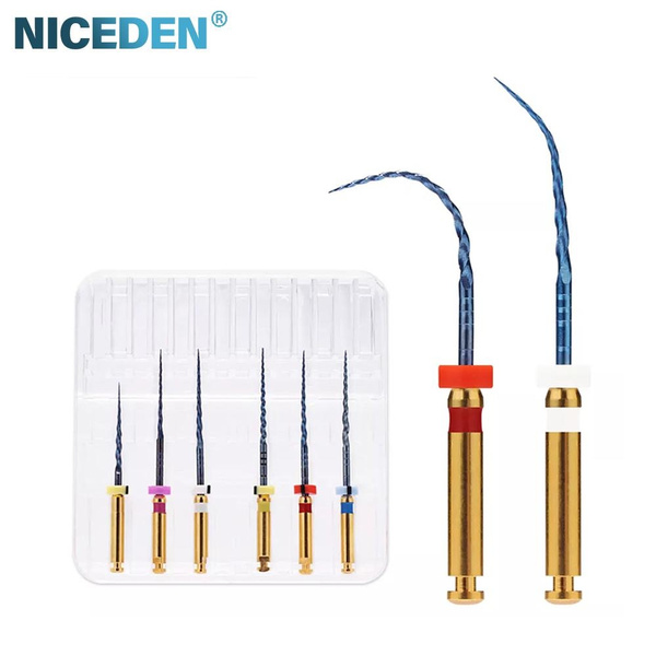 Dental Root Canal File Gold Endo Rotary Super Files Golden Endodontic ...