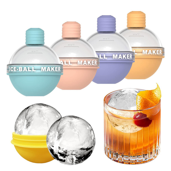 Bulb Ice Ball Ice Grid Ice Cube Mold Beverage Silicone Ice Grid Home ...
