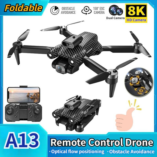 A13 Drone 8K HD Dual Camera FPV Air Pressure Altitude Hold Professional ...