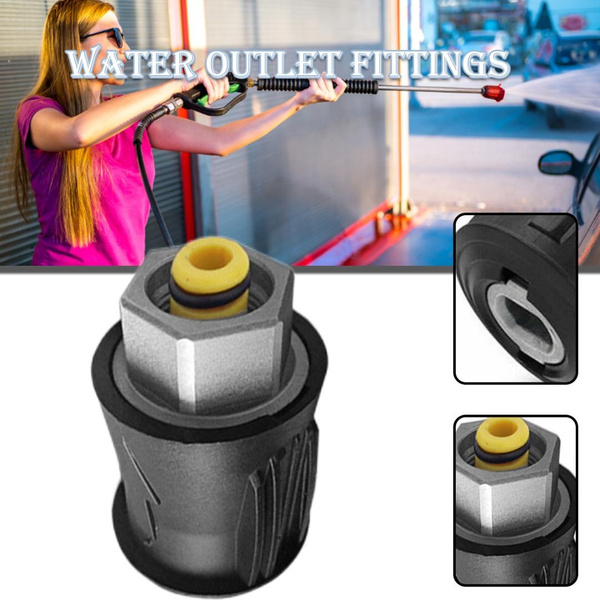 High Pressure Quick Release Click Female Adapter Coupling to M22-14mm ...