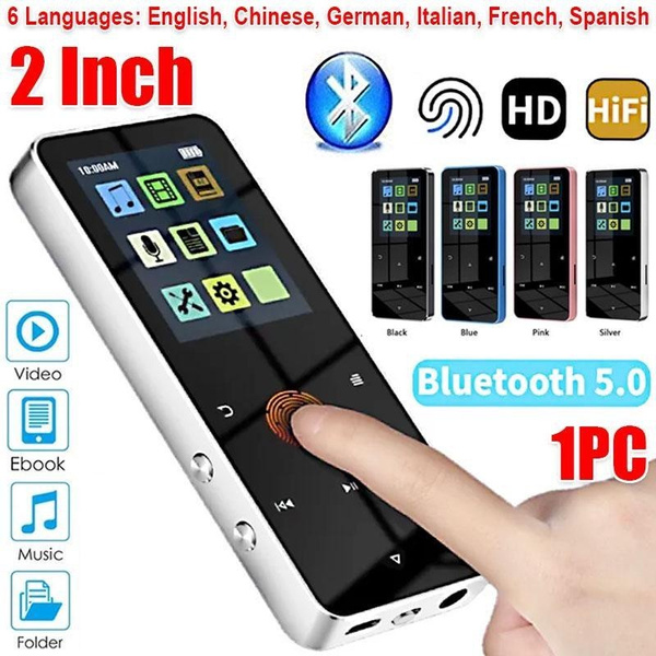 1PC 2'' Screen Touch MP3 MP4 Bluetooth Player Support E-book Reader ...