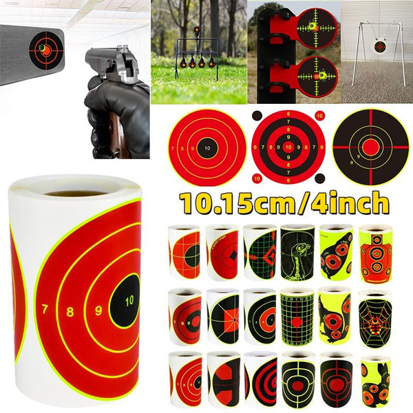 1PC 100PCS Rolls Shooting Target Adhesive Shoot Targets Splatter ...