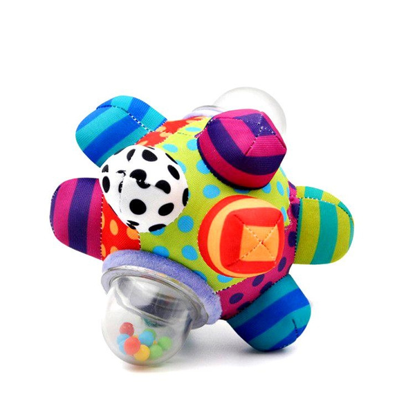 Baby Rattle Developmental Bumpy Ball Toy - Stimulate Motor Skills and ...