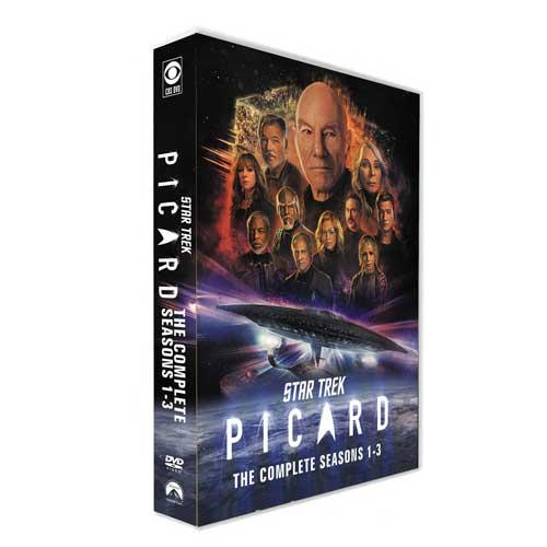 StarTrek Picard Complete Series Season 1-3 1 2 3 DVD 9-Disc Movies Box ...