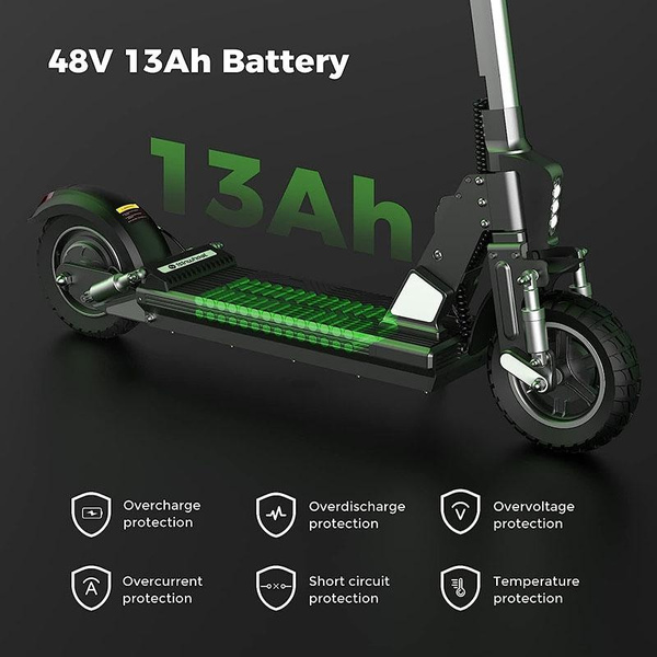 X1 Electric Scooter Peak Power 1000W E-Scooter 10" Off-Road Tires 24 ...