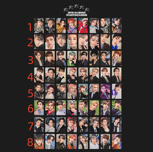 2023 New KPOP stray kids ablum 《5-STAR》Single Photocard LOMO Cards ...