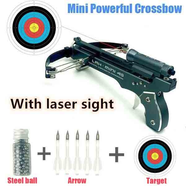 Powerful Hunting Crossbow with Laser Sight - Tactical Aluminum Alloy ...