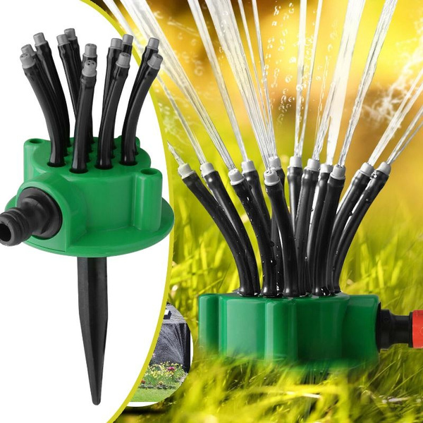 360 Degree Garden Automatic Sprinkler Garden Lawn Water Sprinkler ...