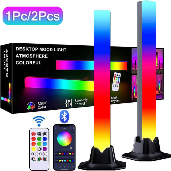 Smart RGB LED Light Bars Night Light APP&Remote Control Music Sync ... Smart RGB LED Light Bars Night Light APP&Remote Control Music Sync ...