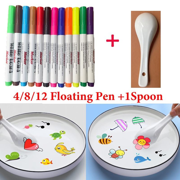 Magical Water Painting Pen Colorful Mark Pen Markers Floating Ink Pen ...