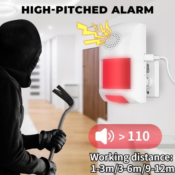 USB WiFi Smart Home Motion Sensor PIR Motion Detection Anti-theft ...