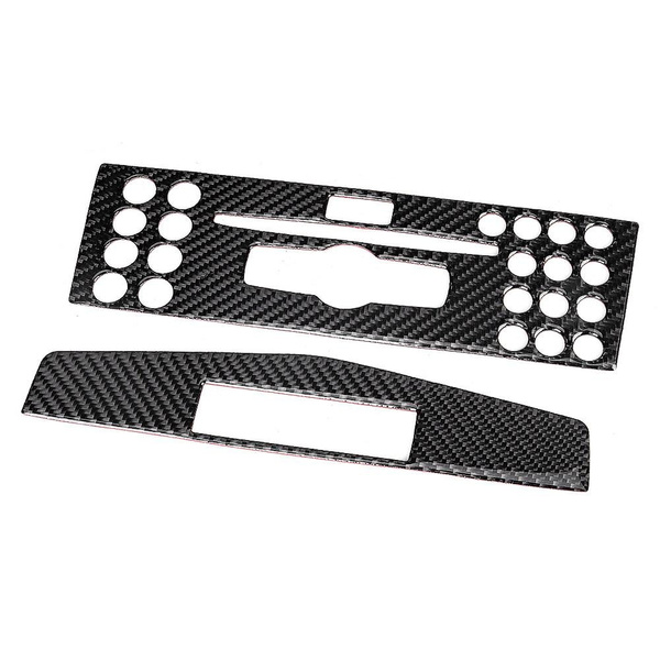 2 pcs Car Conditioner Control Frame, Carbon Fiber Conditioner CD Panel ... 2 pcs Car Conditioner Control Frame, Carbon Fiber Conditioner CD Panel ...