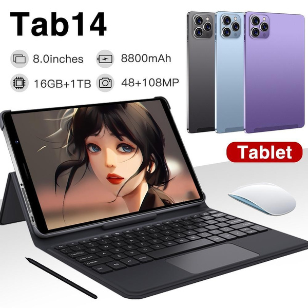 New Best Upgrade Large Memory HD Tablet 8-inch 10-core 5G/4G Dual WiFi ...