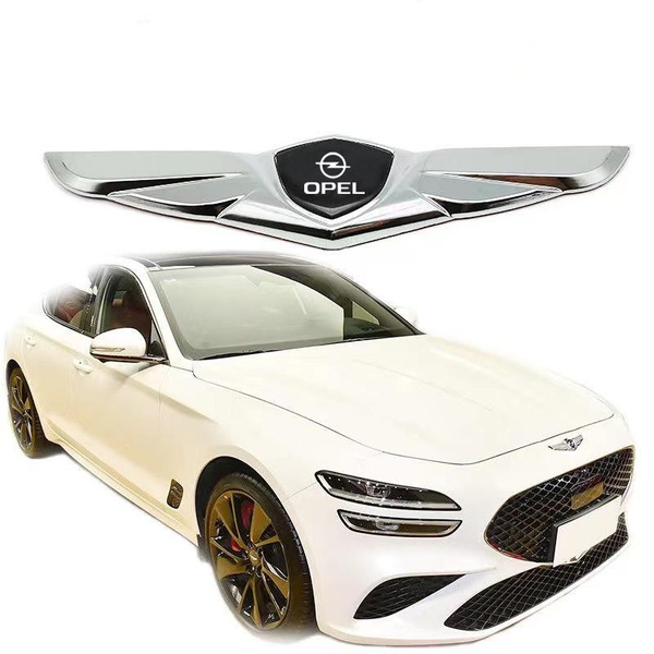 New Wing Shape Zinc Alloy Sticker Car Metal Chromed Emblem Badge ...